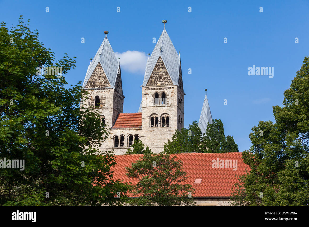 Church of Our Lady Halberstadt Stock Photo - Alamy