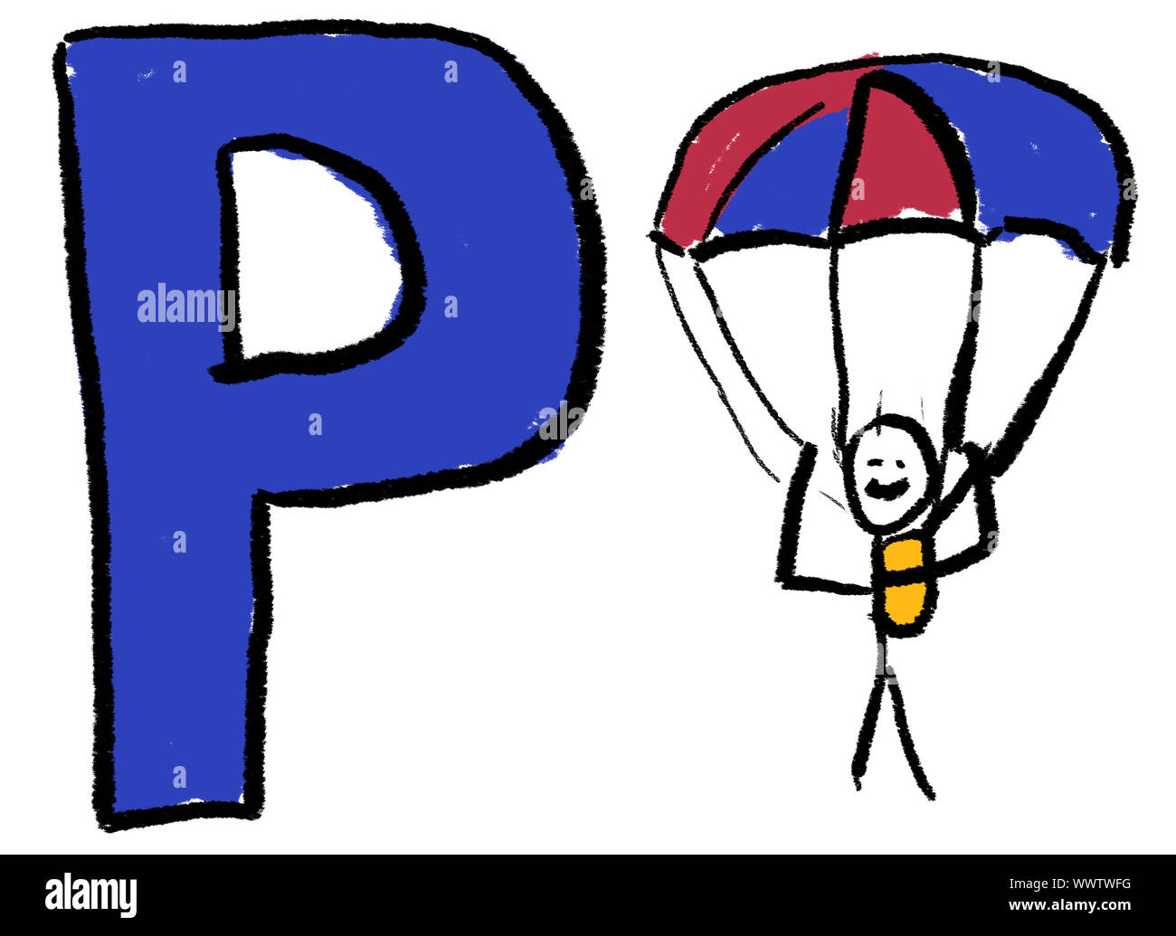 Cartoon illustration capital letter from Cut Out Stock Images ...