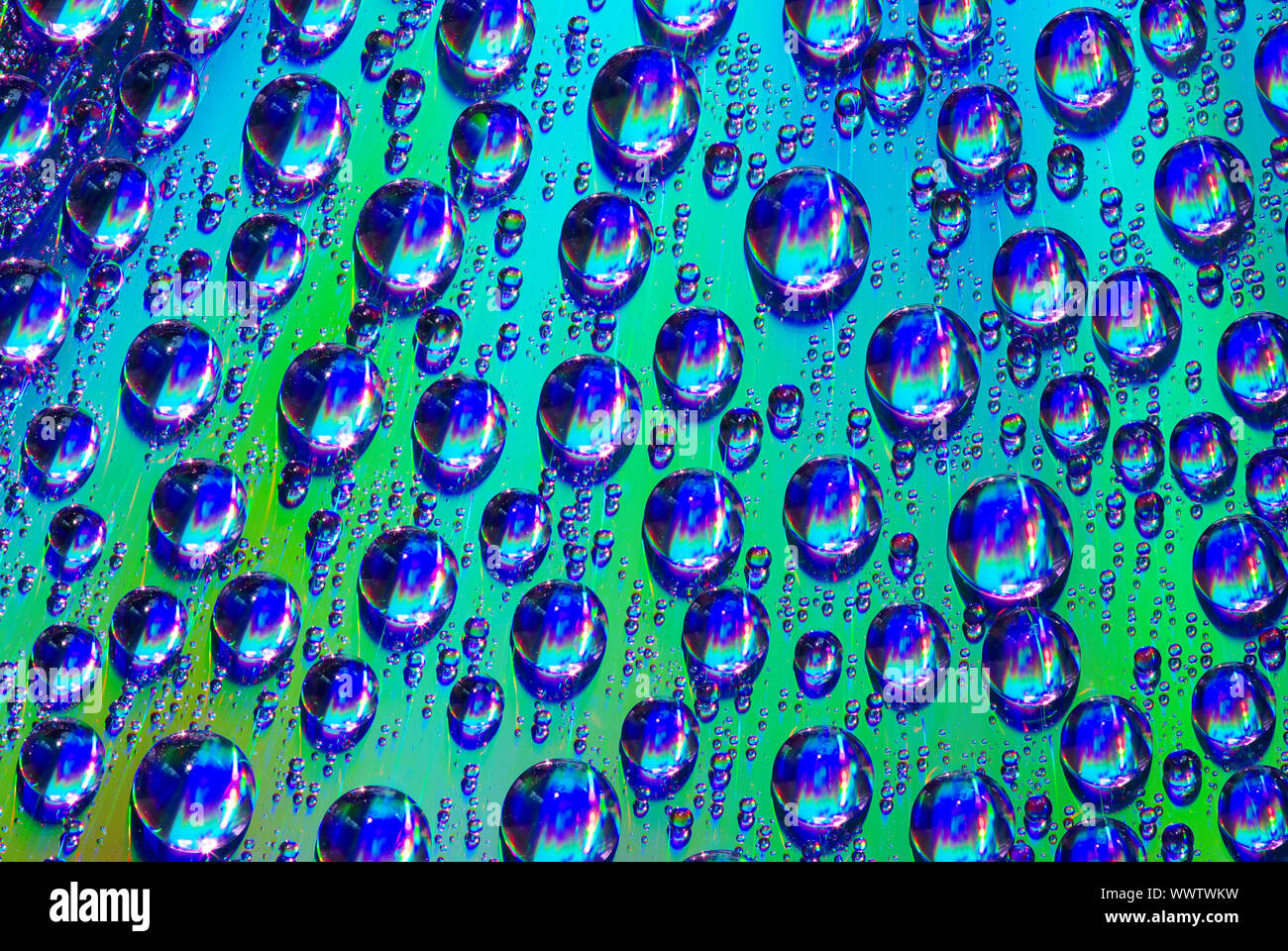 Colorful background from water drops Stock Photo - Alamy