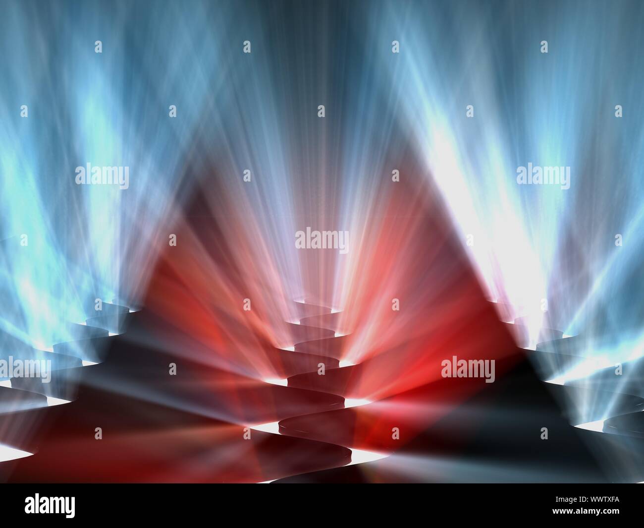 abstract background 3d red blue volume light Stock Photo - Alamy