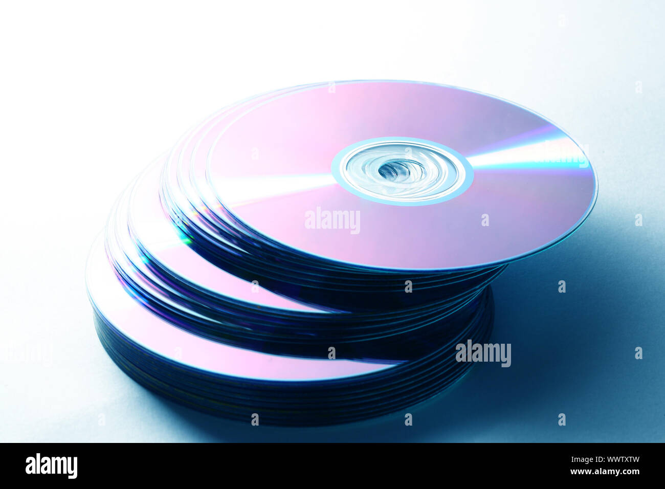 cd disk isolated on white background Stock Photo - Alamy