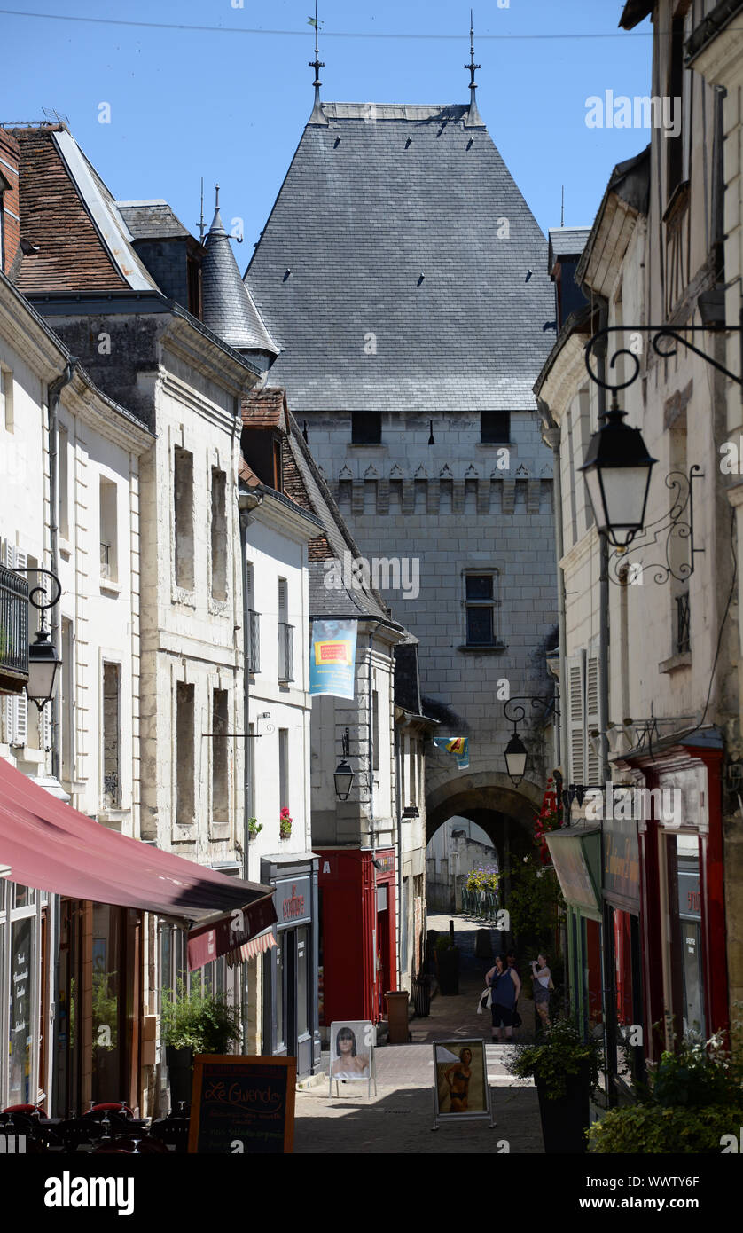 Old town of Loches, France Stock Photo - Alamy