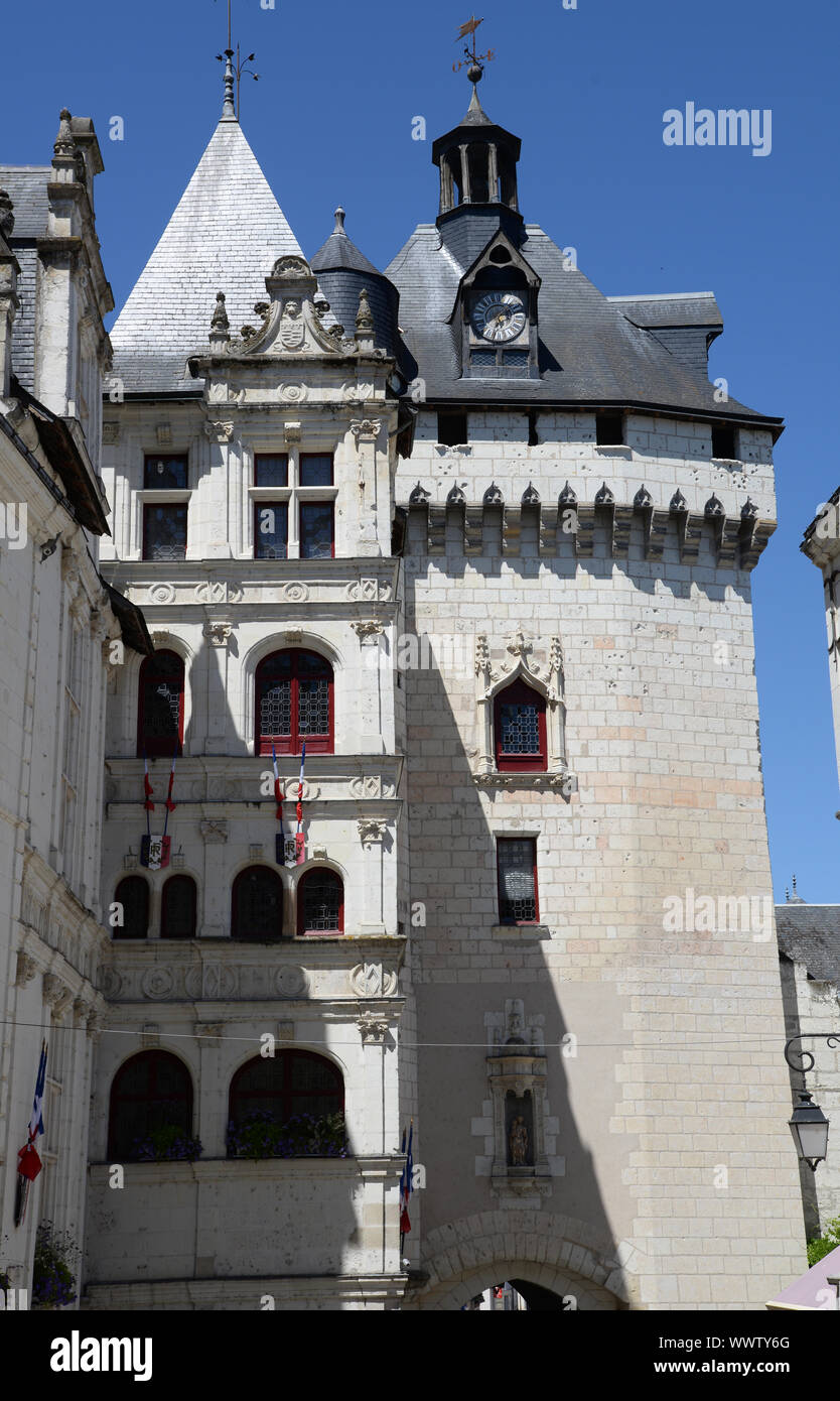 Old town of Loches, France Stock Photo - Alamy