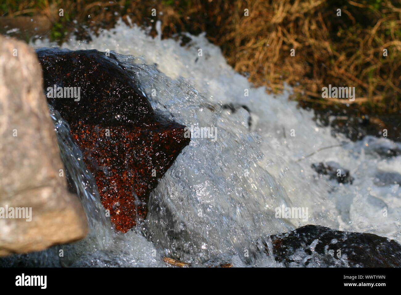 water splash in river nature Stock Photo - Alamy