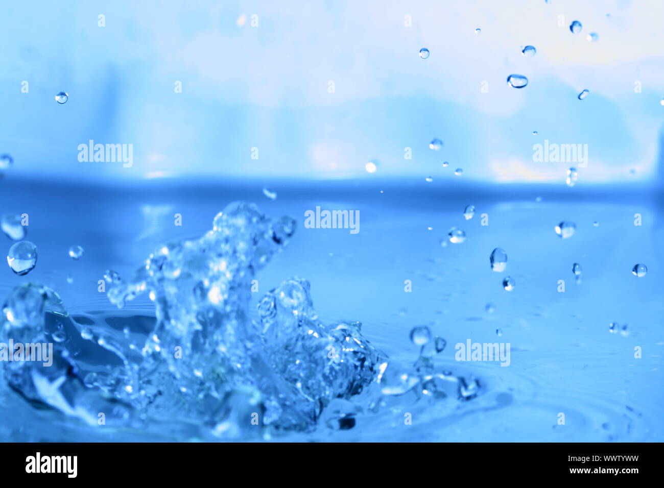 water splash macro close up Stock Photo - Alamy