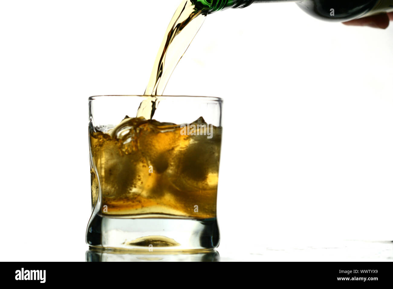 whisky splash alcohol drops isolated on white Stock Photo - Alamy