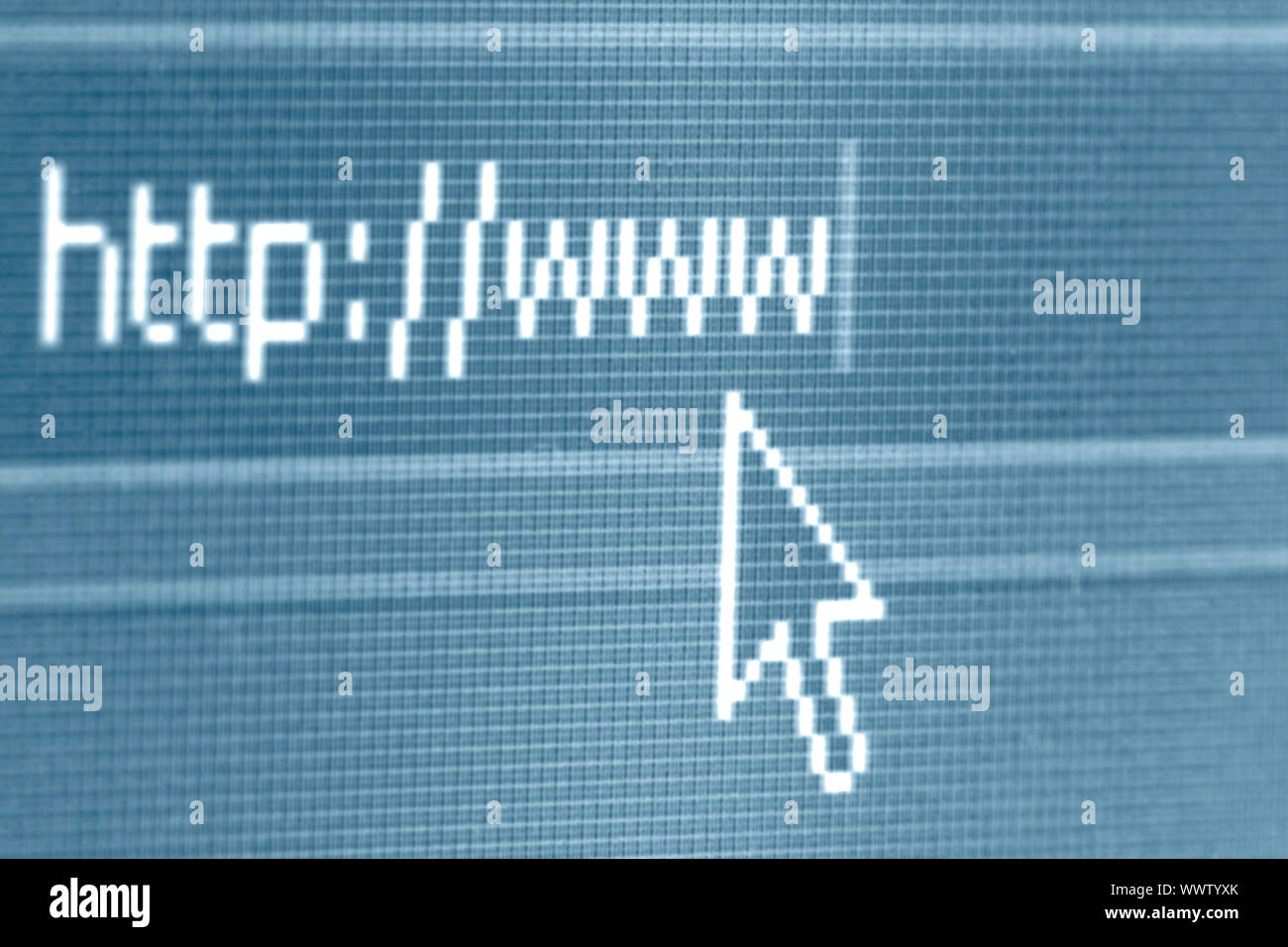 Computer screen cursor closeup box hi-res stock photography and images ...