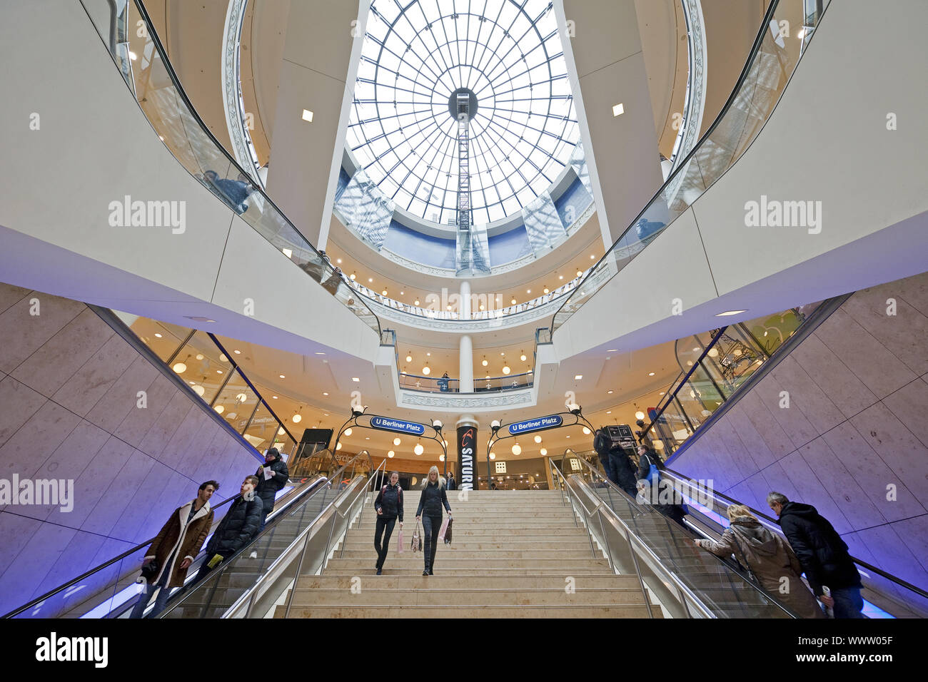 shopping center Limbecker Platz, Essen, Ruhr Area, North Rhine ...