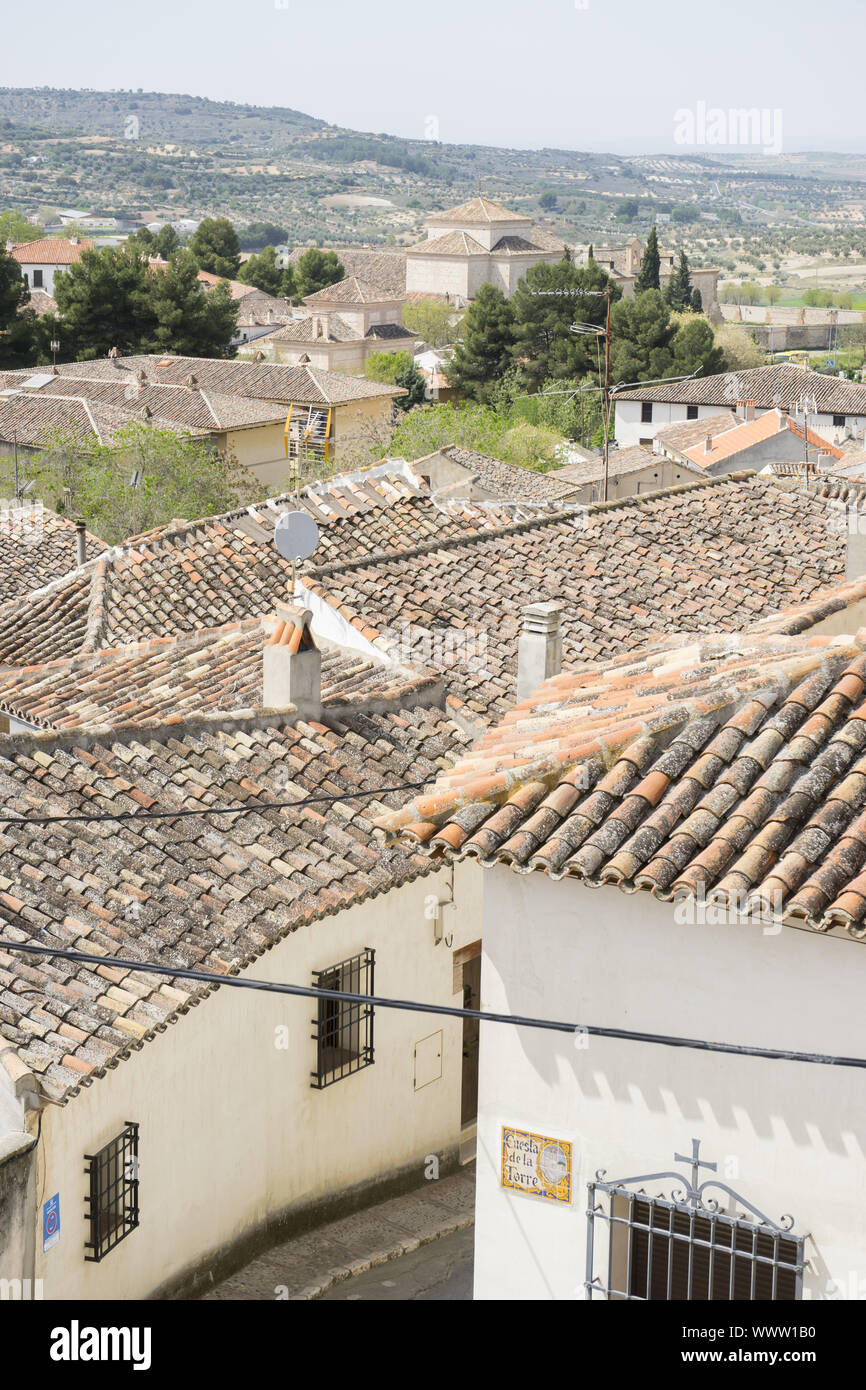 Eco, Classic tile roof, Chinchon, Spanish municipality famous for its ...