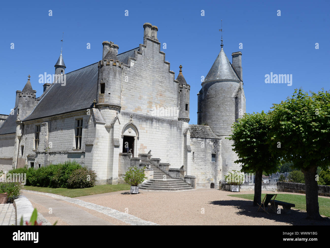Castle of Loches, France Stock Photo - Alamy