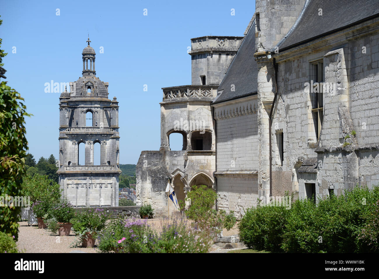 Castle of Loches, France Stock Photo - Alamy
