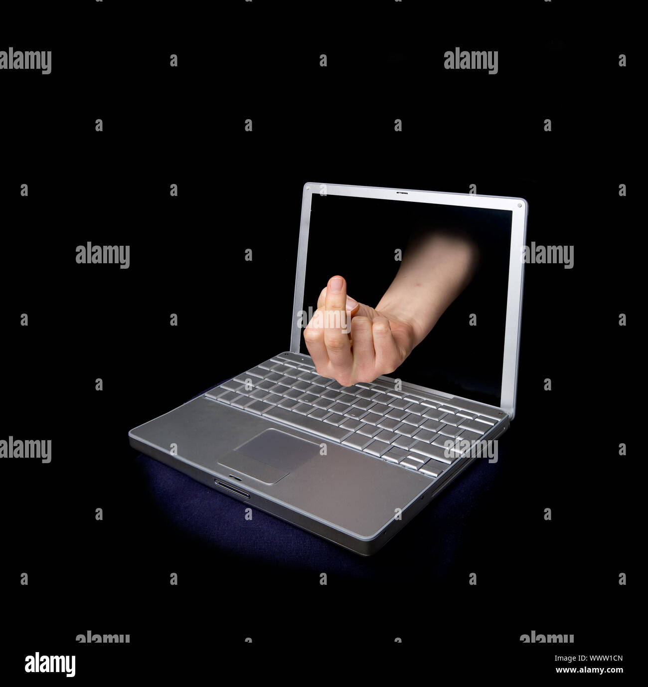 The finger flipping the bird hi-res stock photography and images - Alamy