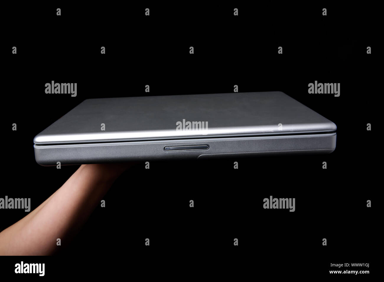 Laptop on Display Stock Photo - Alamy