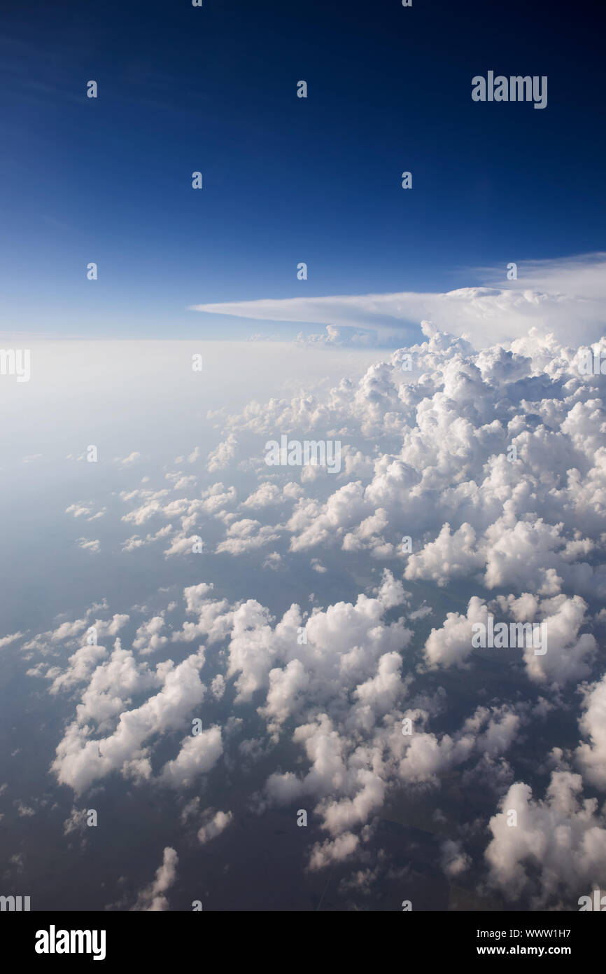 Cloudscape from Above Stock Photo - Alamy
