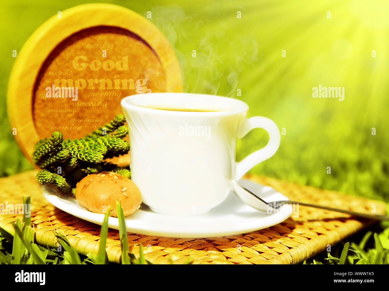 Good morning beverage Stock Photo - Alamy