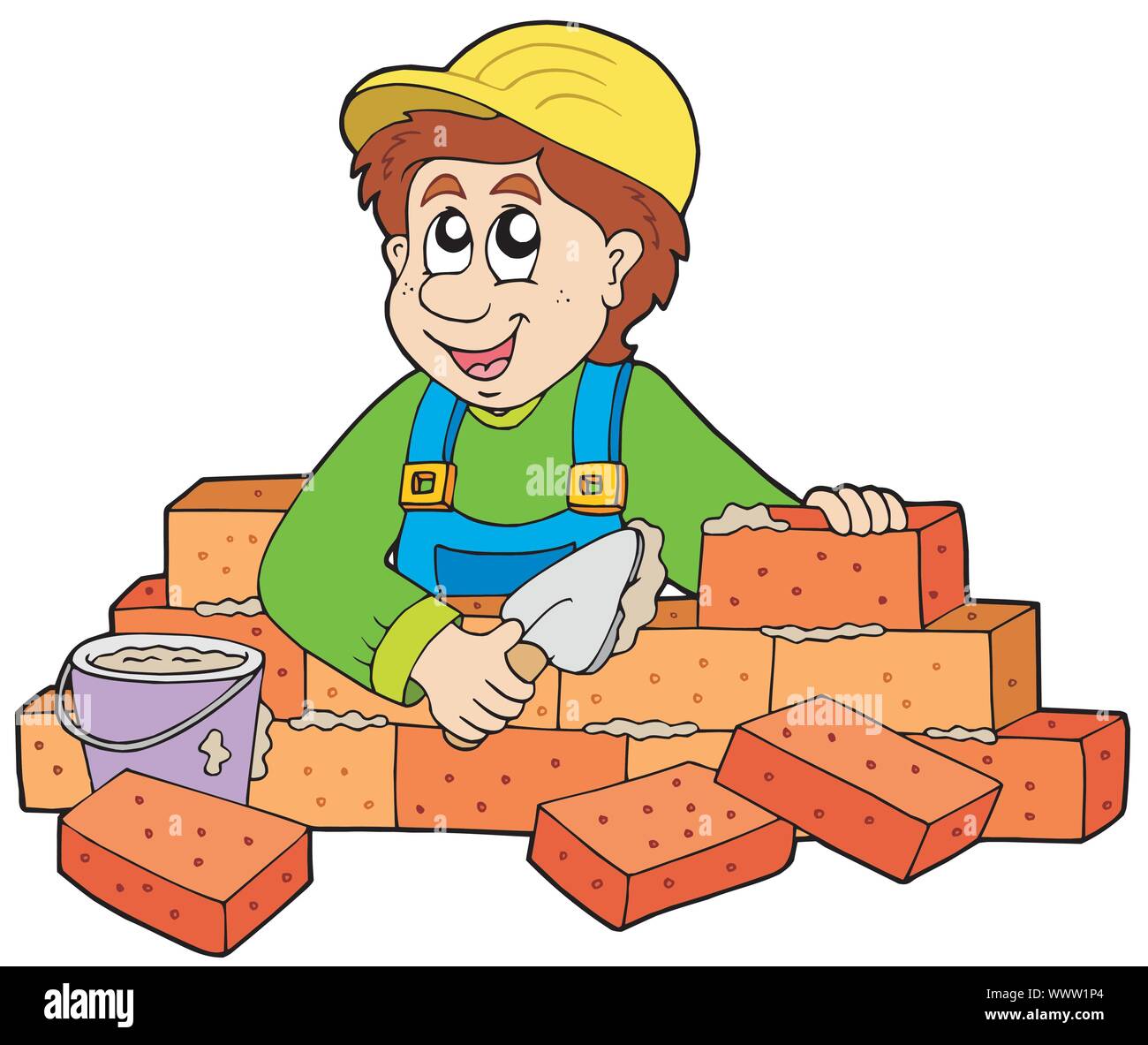 Bricklayer gear Stock Vector Images - Alamy