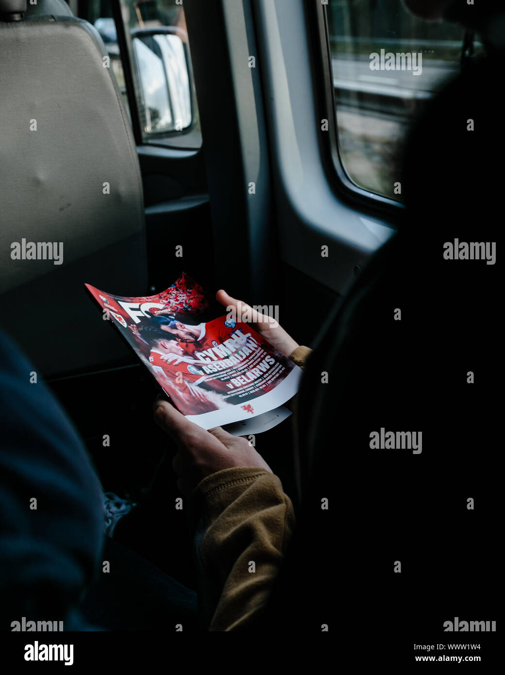 Welsh Football Fan Culture - The Red Wall - Wales vs Azerbaijan, Friday ...