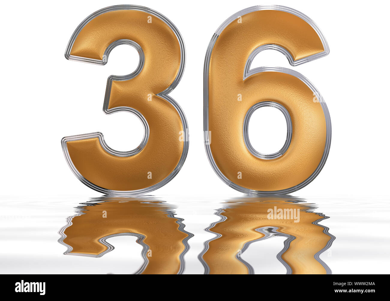 Numeral 36 thirty six isolated hi-res stock photography and images - Alamy