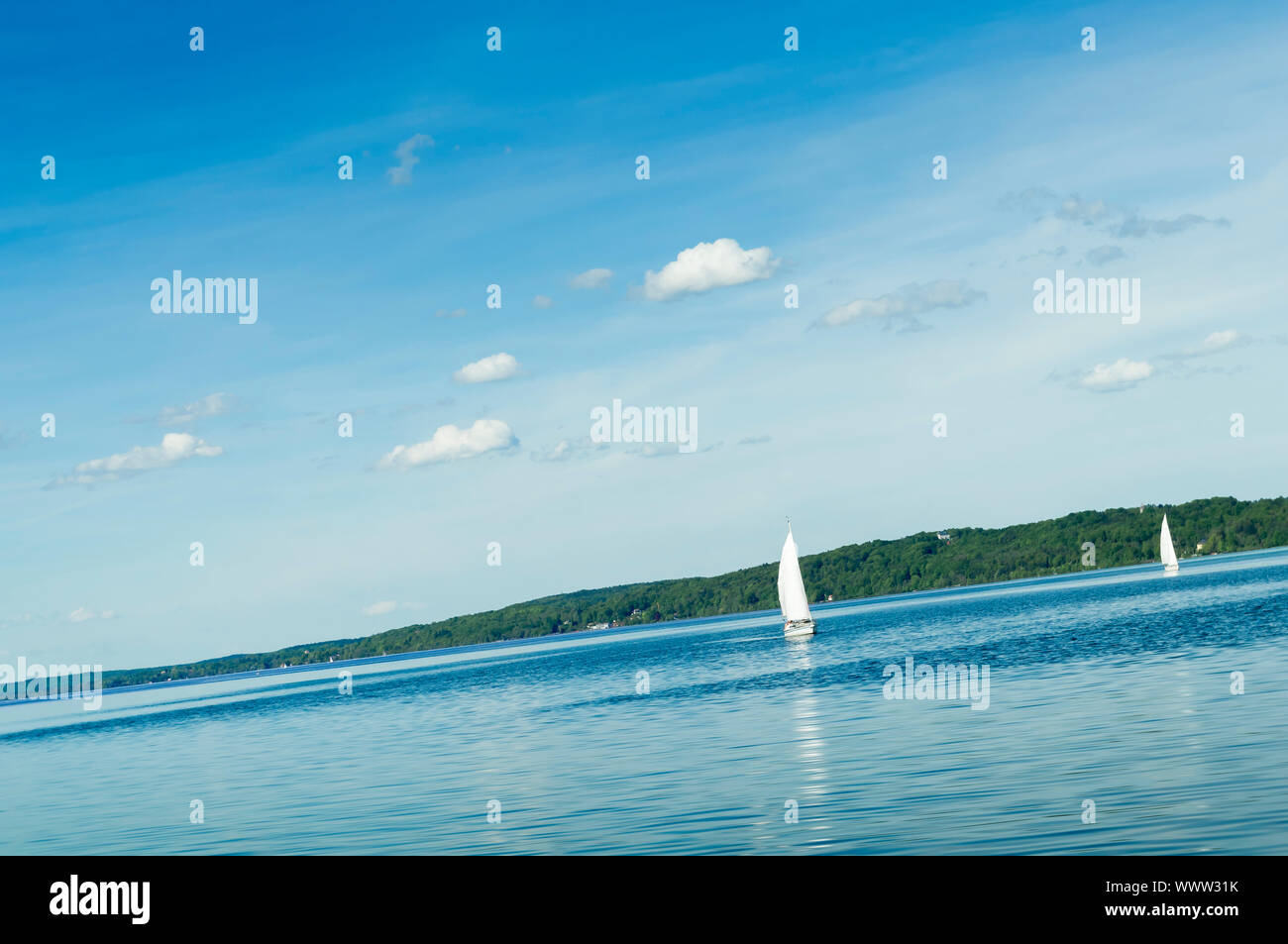 An image of some boats at Lake Starnberg Bavaria Germany Stock Photo - Alamy