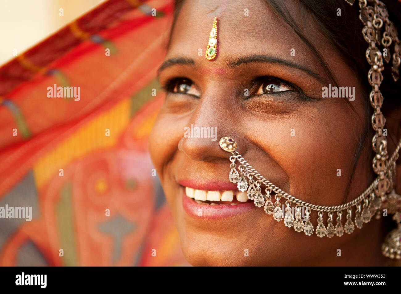 Indian rajasthani bride hi-res stock photography and images - Alamy