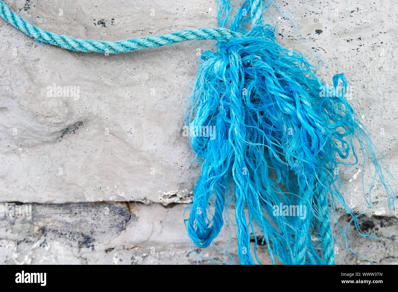 frayed rope detail texture image Stock Photo - Alamy