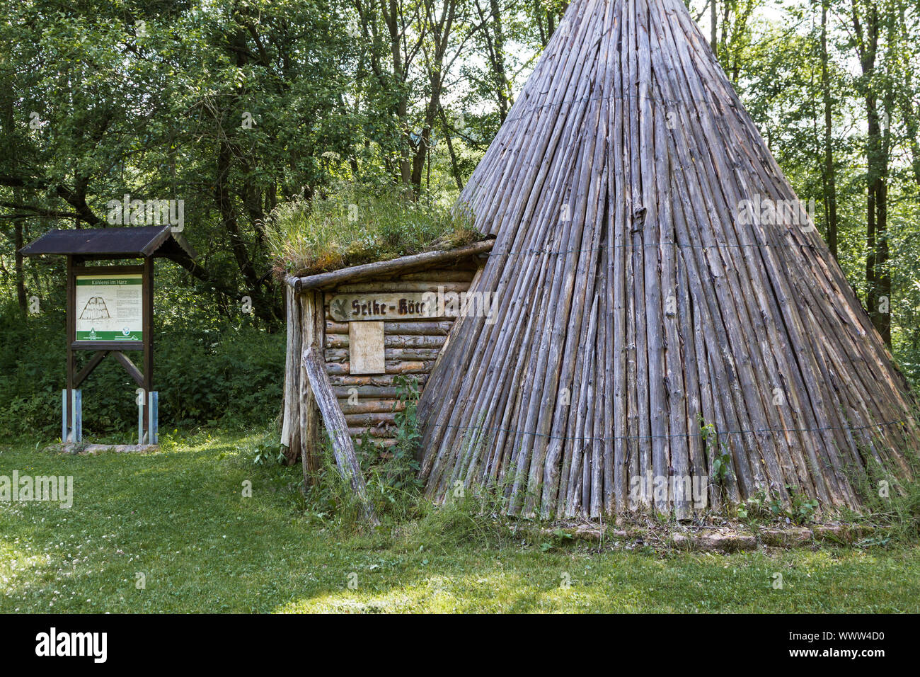 Selke Köte Refuge in the Selke Valley Stock Photo - Alamy