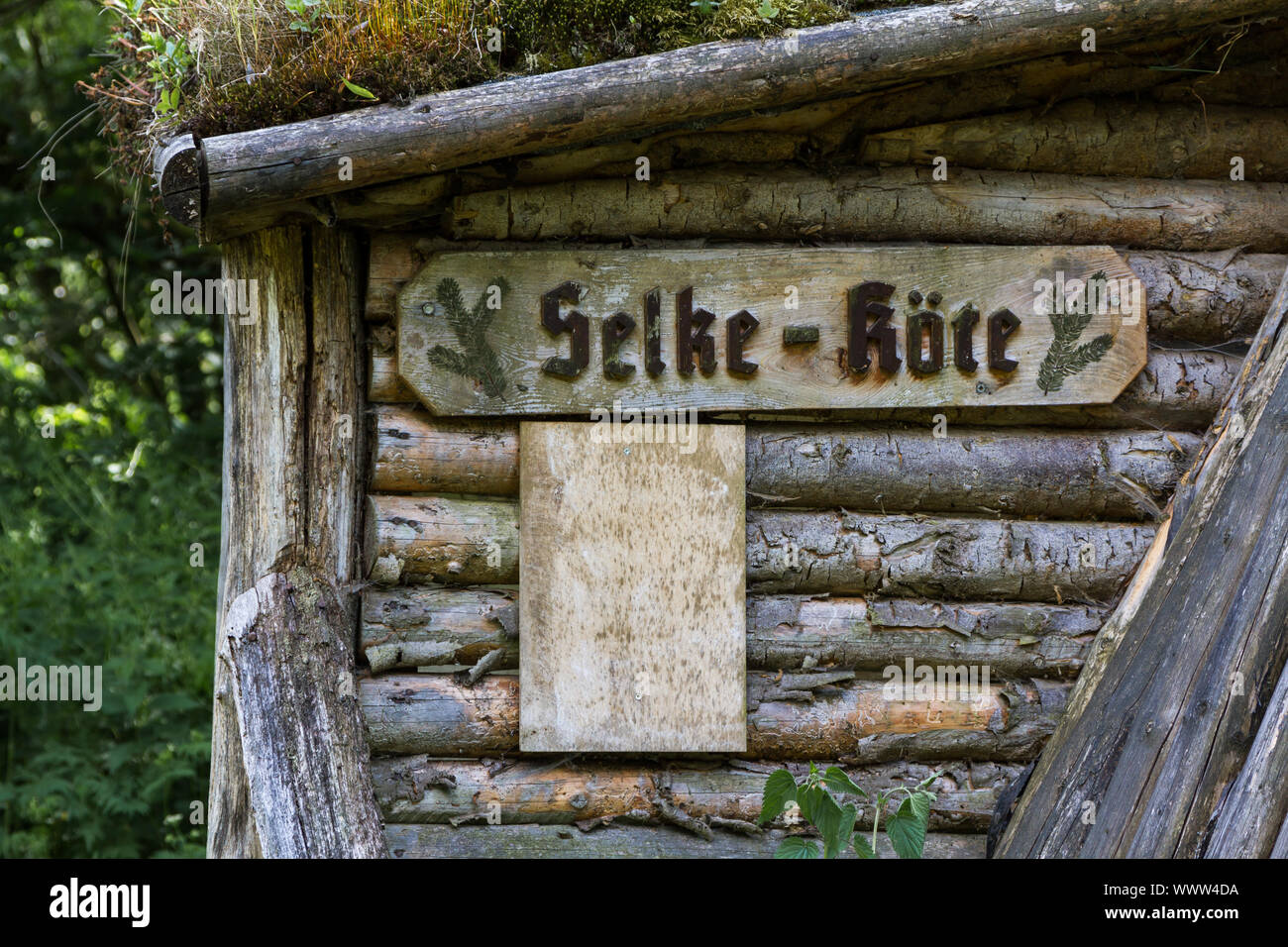 Selke Köte Refuge in the Selke Valley Stock Photo - Alamy