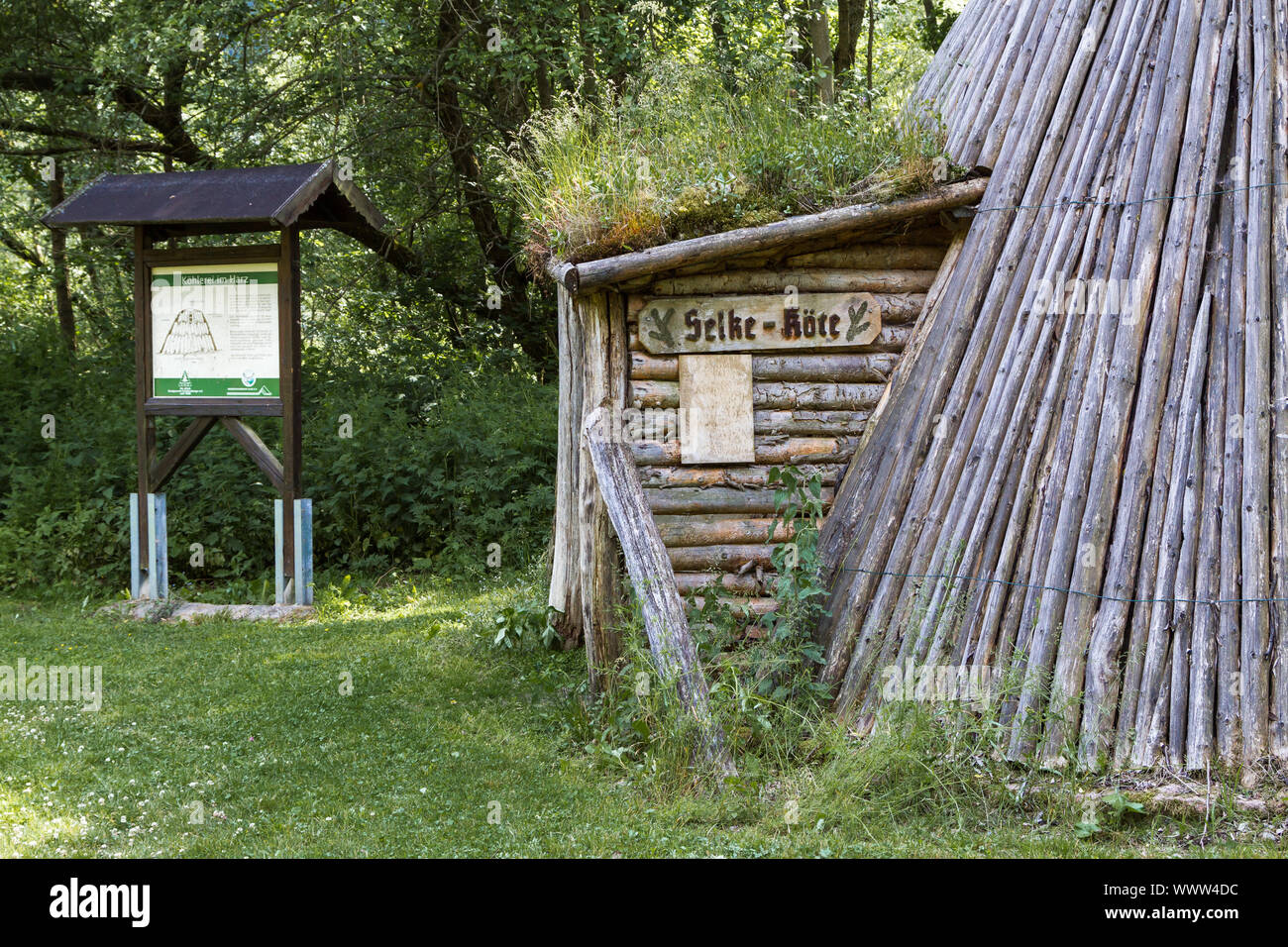 Selke Köte Refuge in the Selke Valley Stock Photo - Alamy