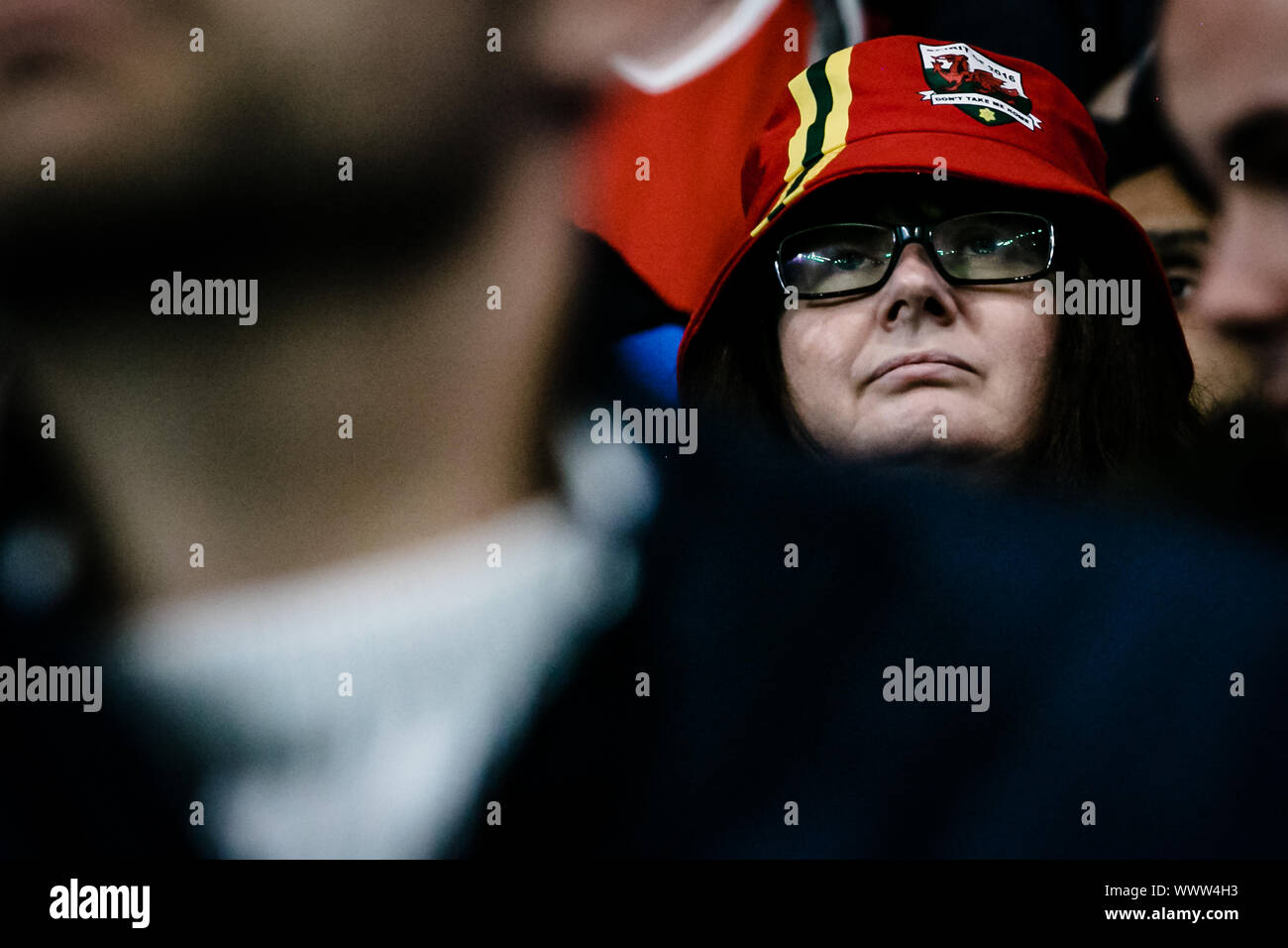 Welsh Football Fan Culture - The Red Wall - Fans Watching the action ...