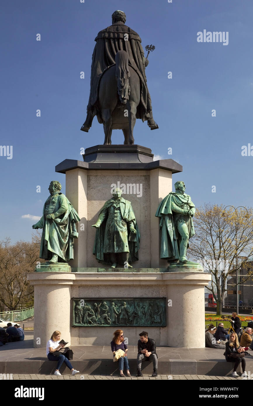 Equestrian statue of emperor friedrich iii hi-res stock photography and ...