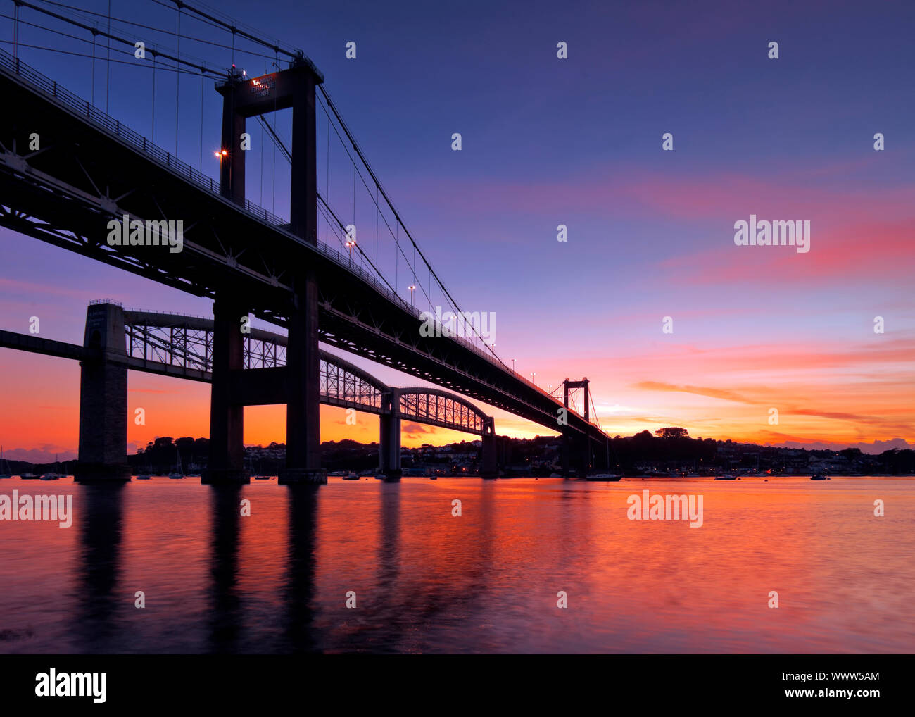 Tamar bridge built brunel hi-res stock photography and images - Alamy