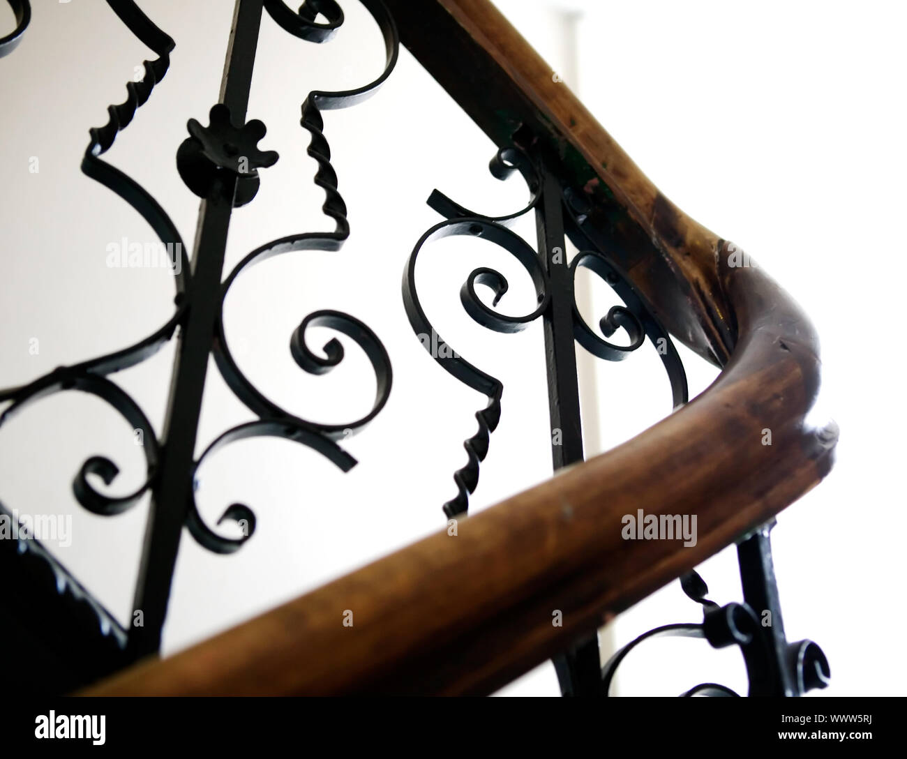 Antique Railing Detail Stock Photo - Alamy