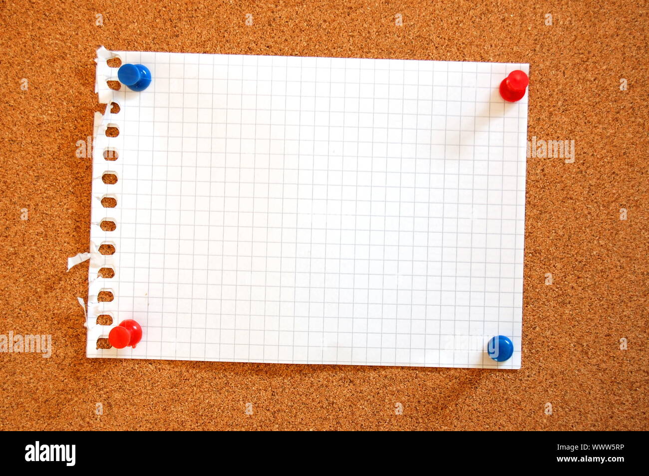 blank and empty sheet of paper with copyspace for text message Stock ...