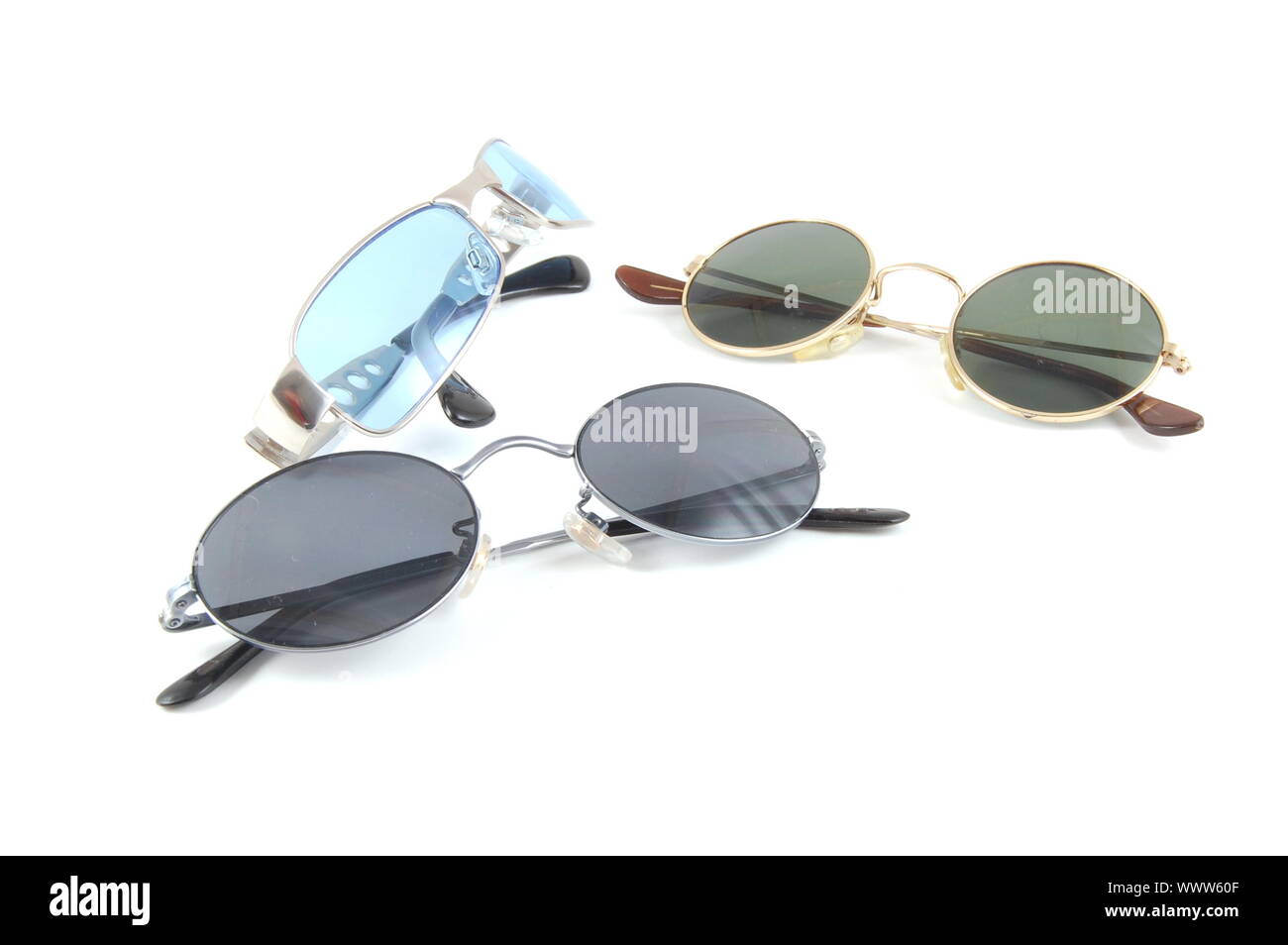 Simple Sunglasses isolated on a white background Stock Photo - Alamy