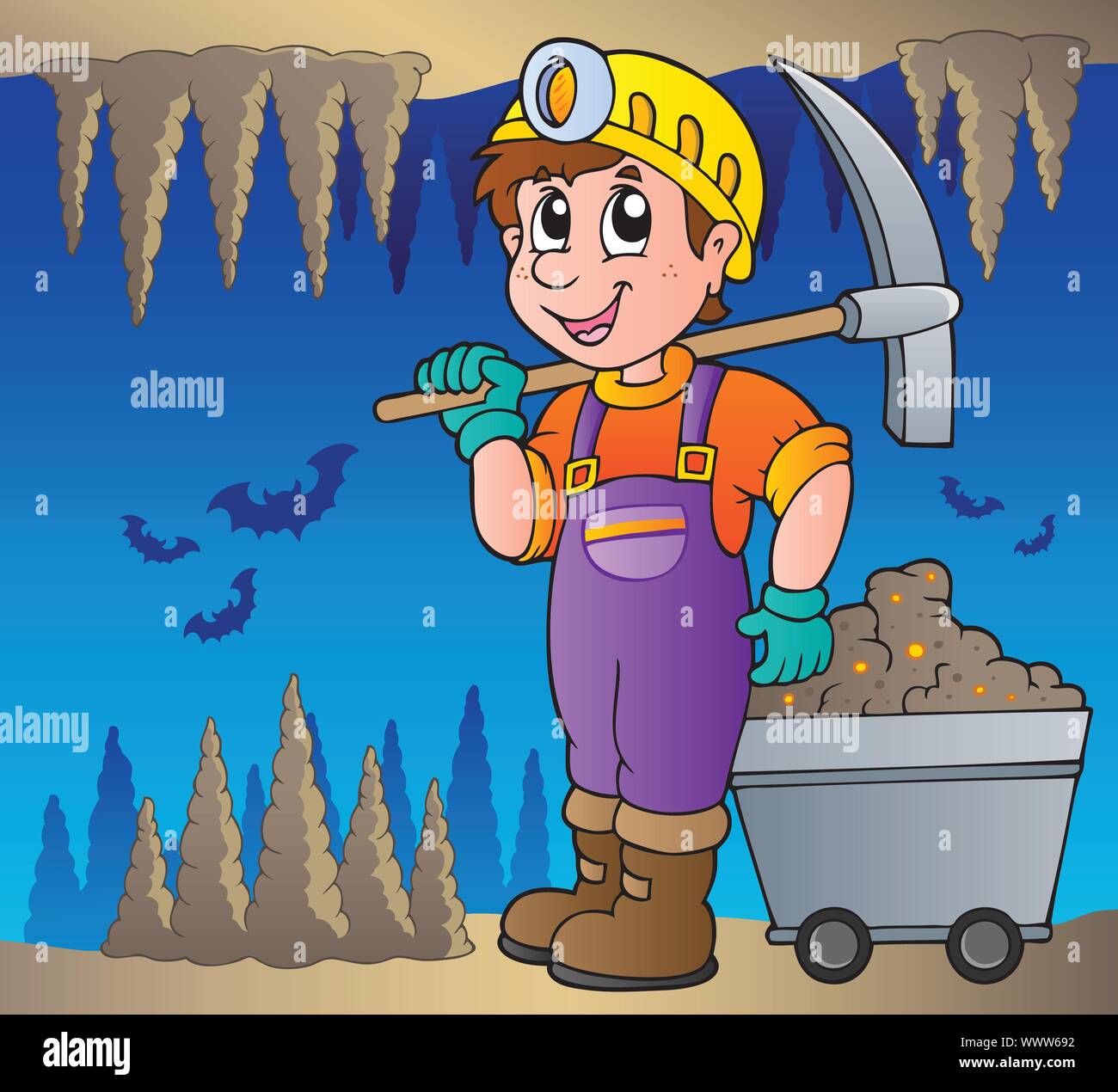 Mine theme image 1 Stock Vector Image & Art - Alamy