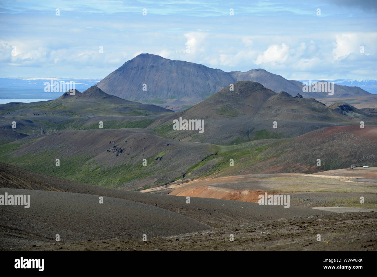 Landscape at the Krafla, Iceland Stock Photo - Alamy