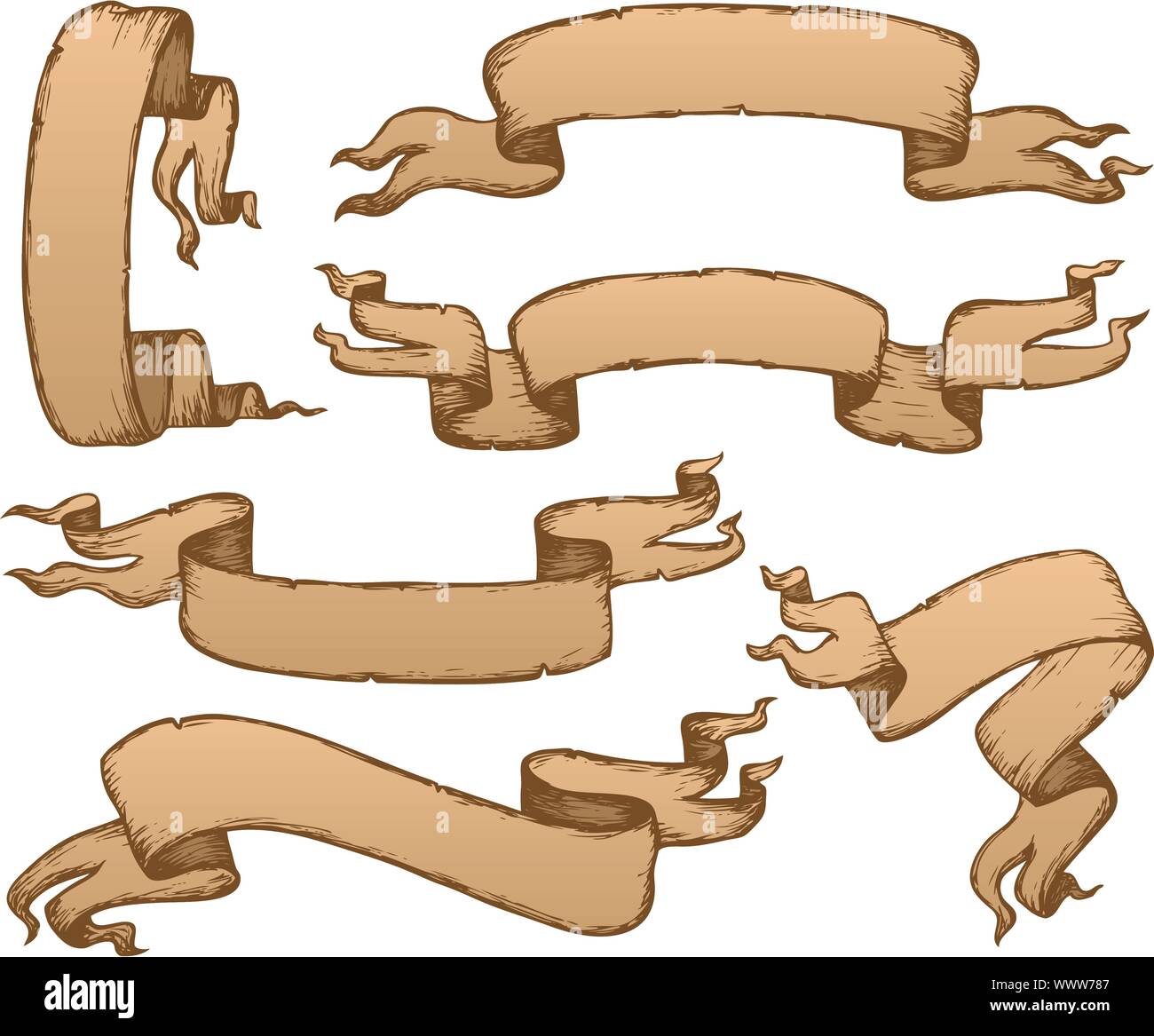 Long banners Cut Out Stock Images & Pictures - Alamy