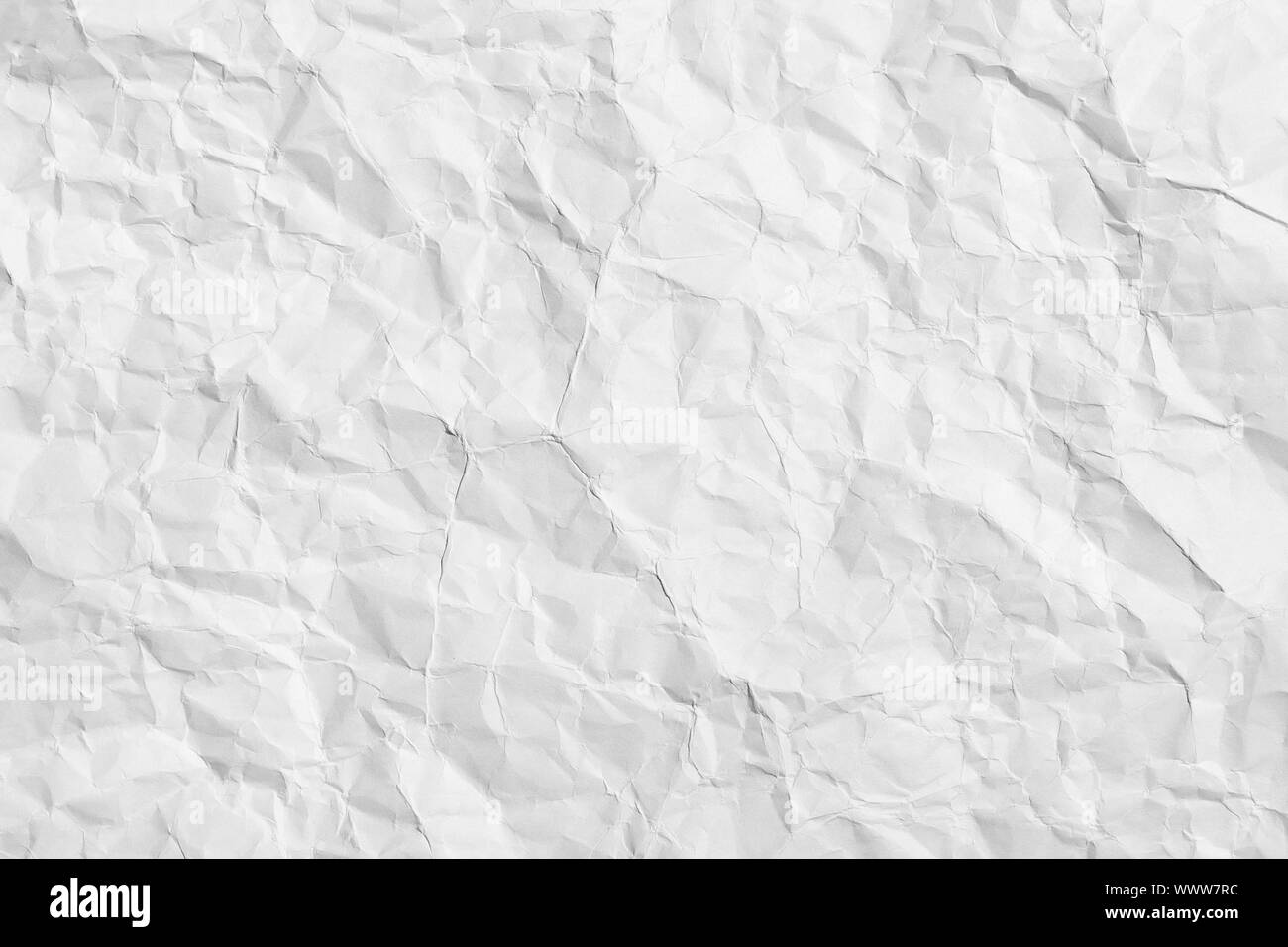 The surface of the crumpled paper - light horizontal background Stock ...