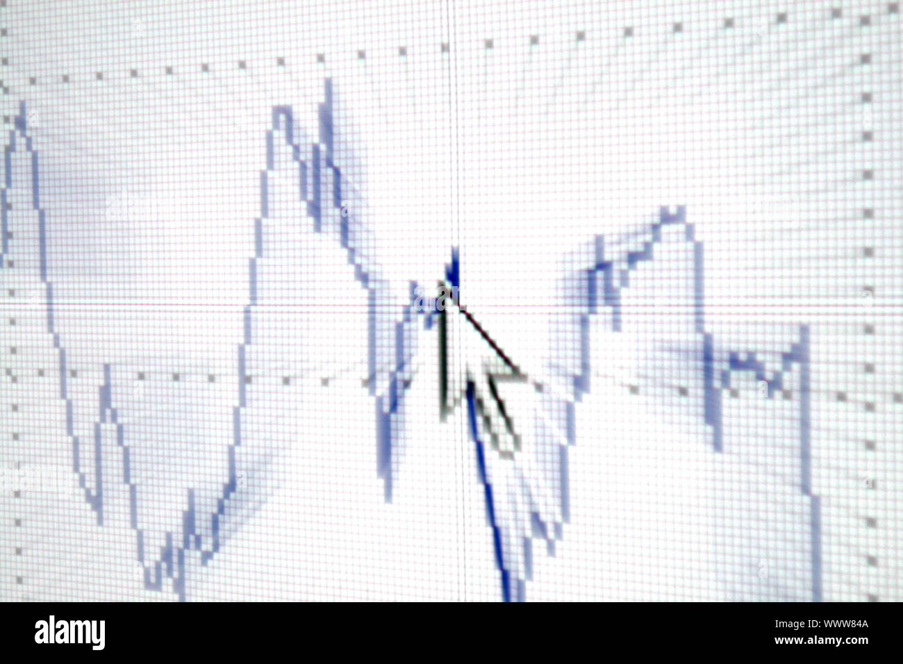 financial graph analyzing abstract business background Stock Photo - Alamy