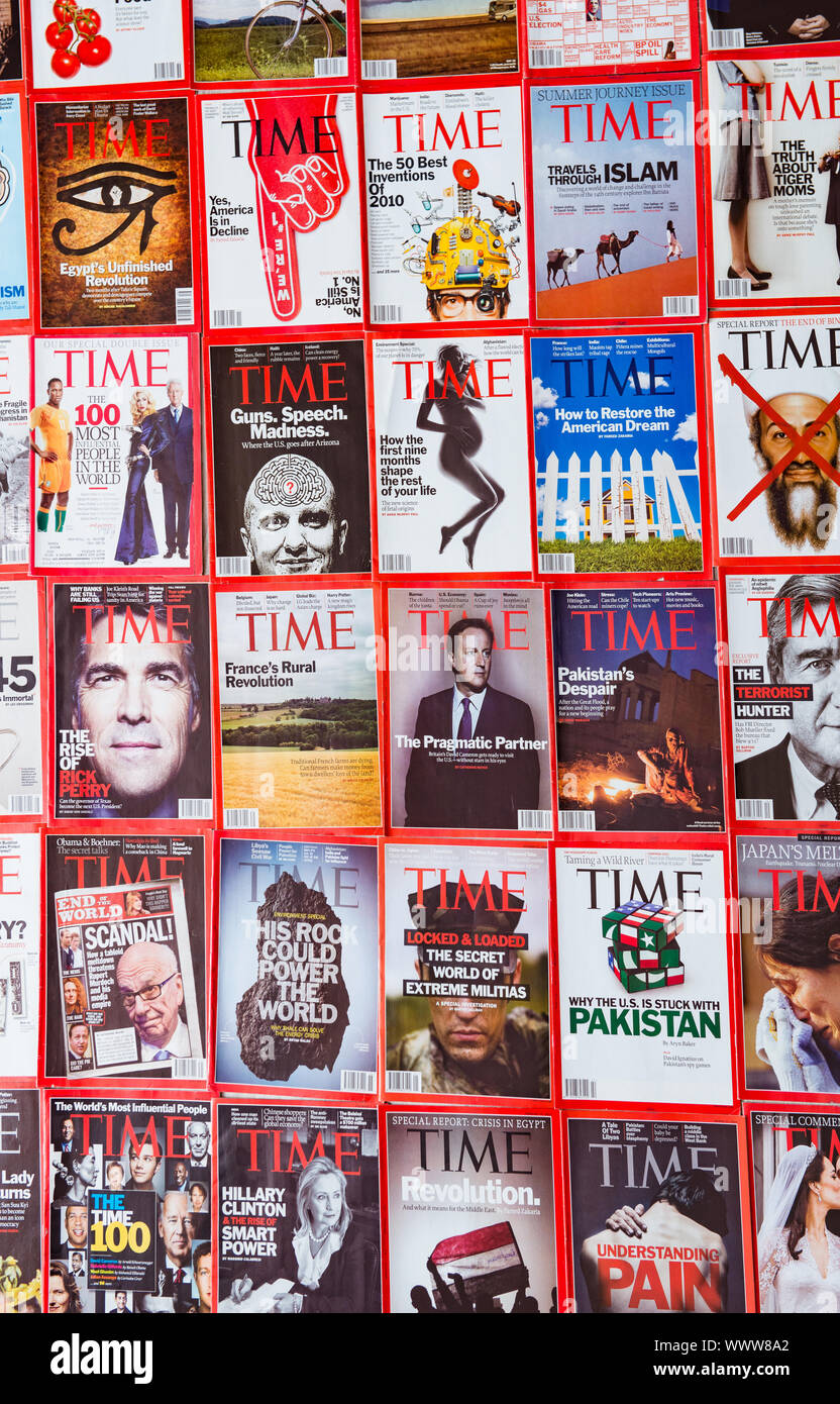 Time magazine covers hi-res stock photography and images - Alamy