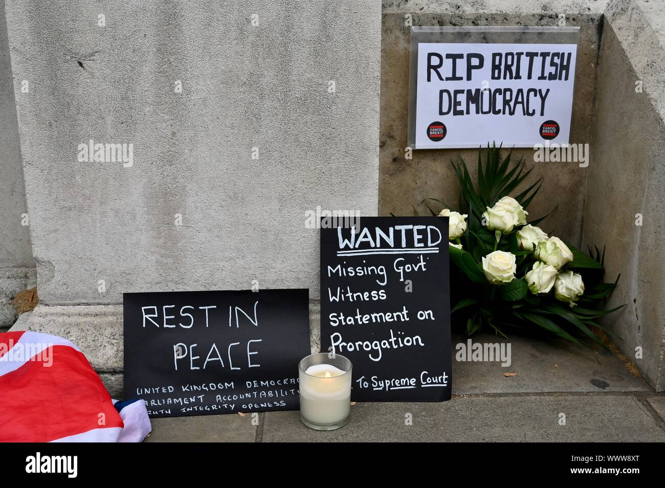 Rip british democracy hi-res stock photography and images - Alamy