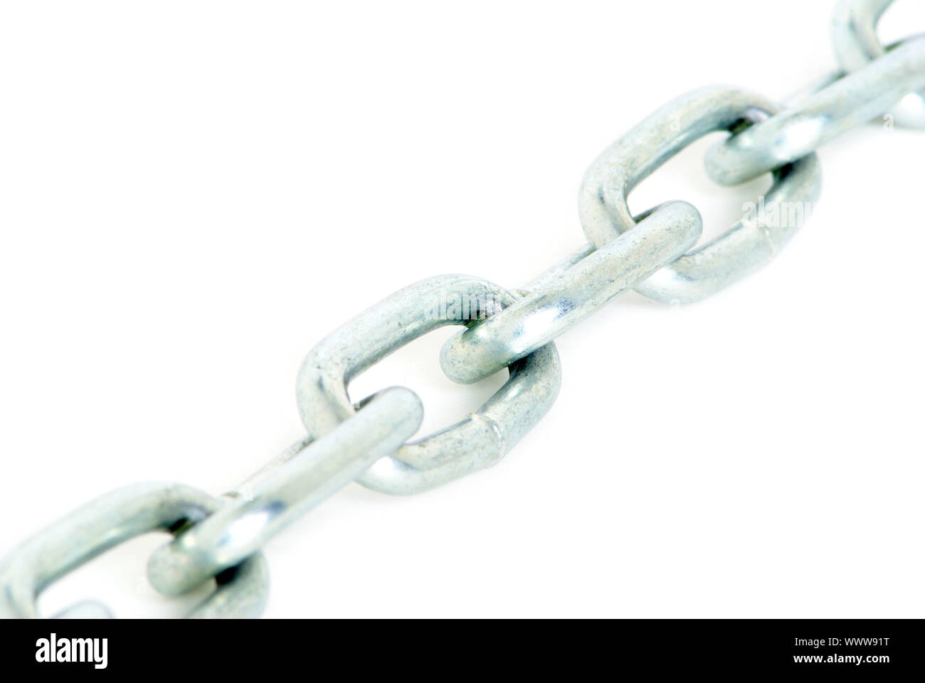 chain is isolated on a white background Stock Photo - Alamy