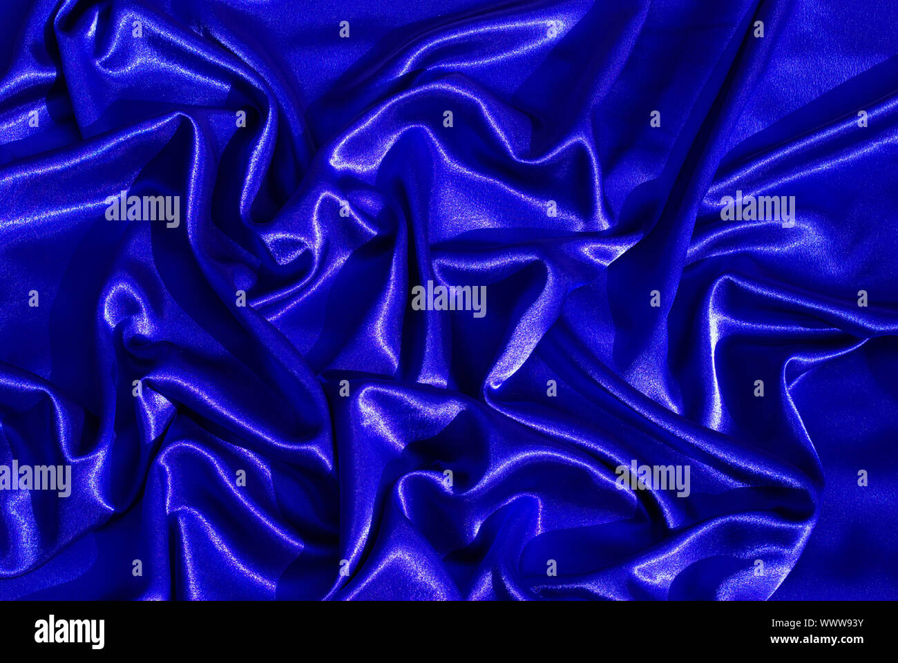 Elegant and soft blue satin background Stock Photo - Alamy