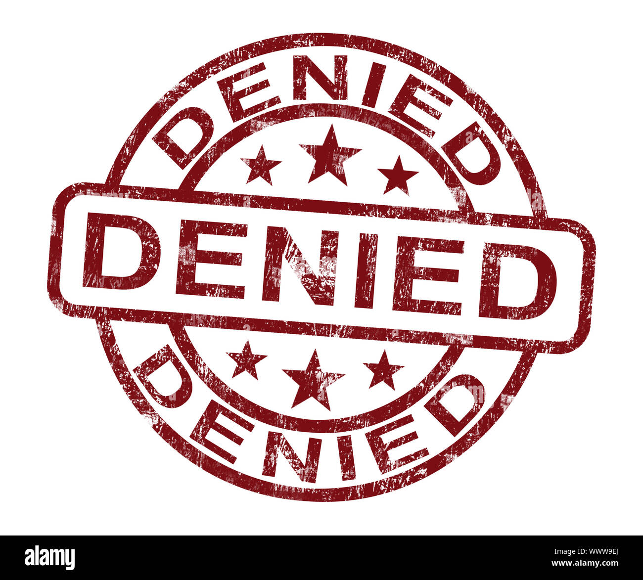 Request Denied Stamp