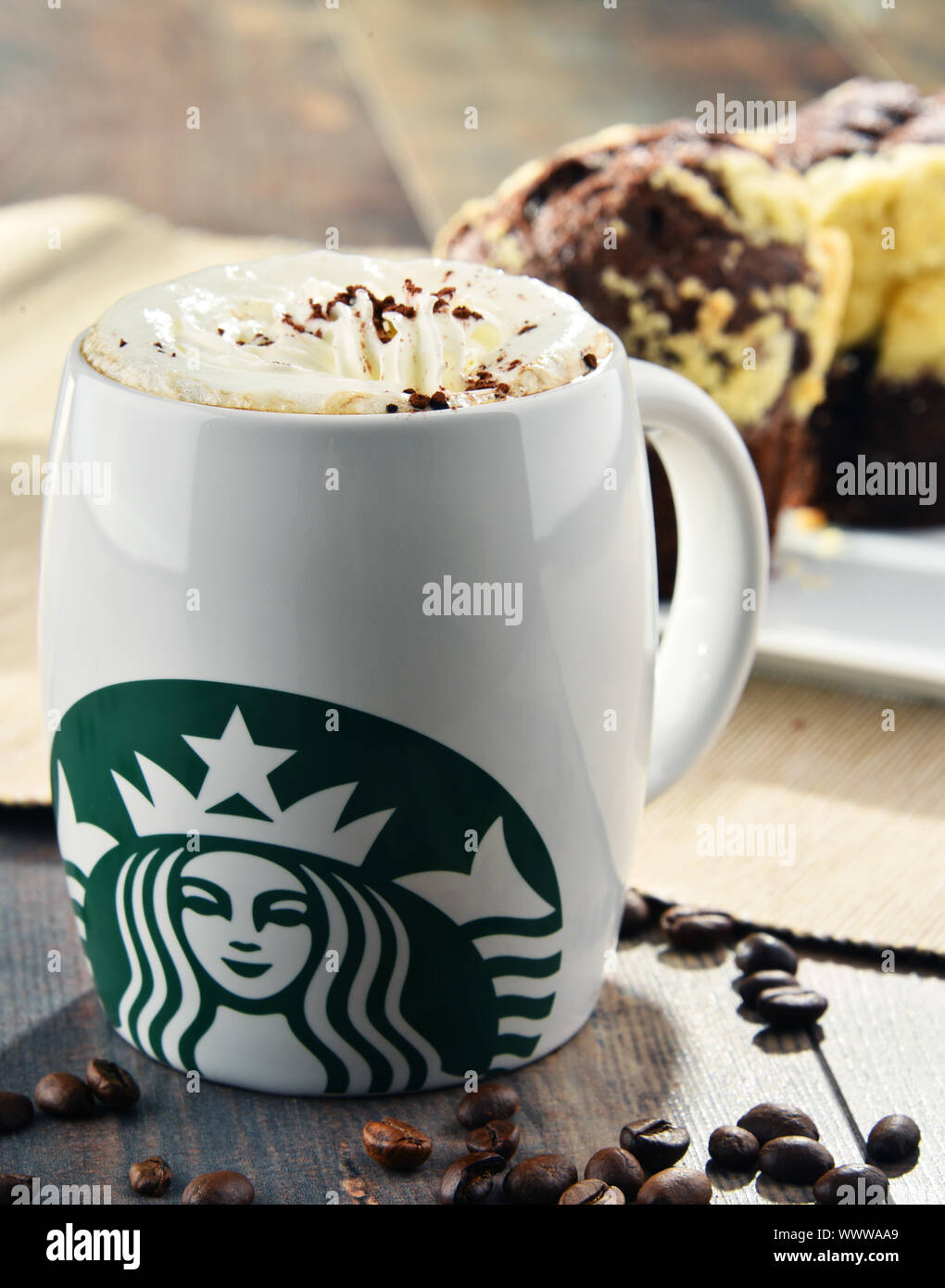 Starbucks, coffee company and coffeehouse chain, founded in Seattle, Wa ...