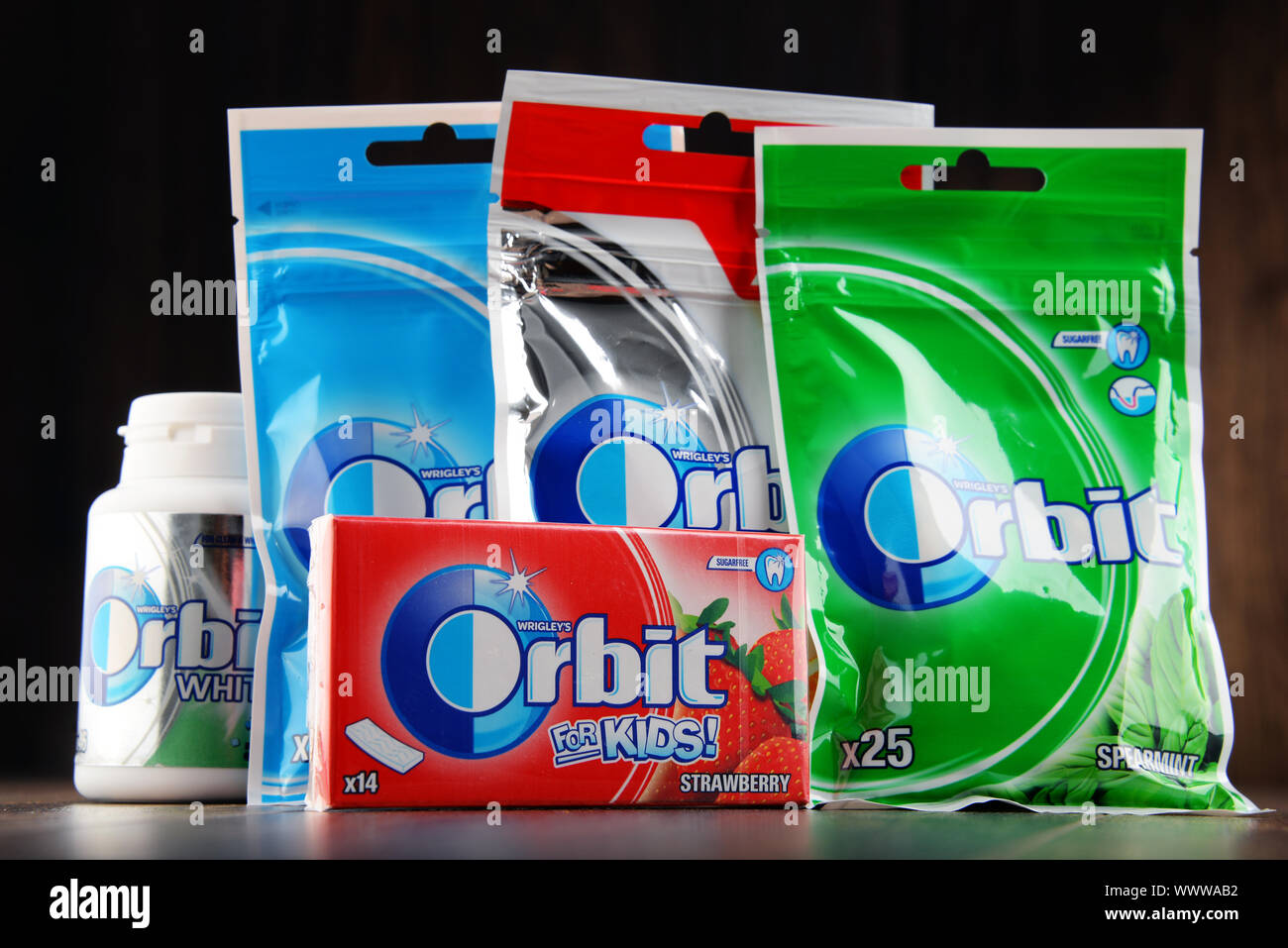 Orbit chewing gum hi-res stock photography and images - Alamy