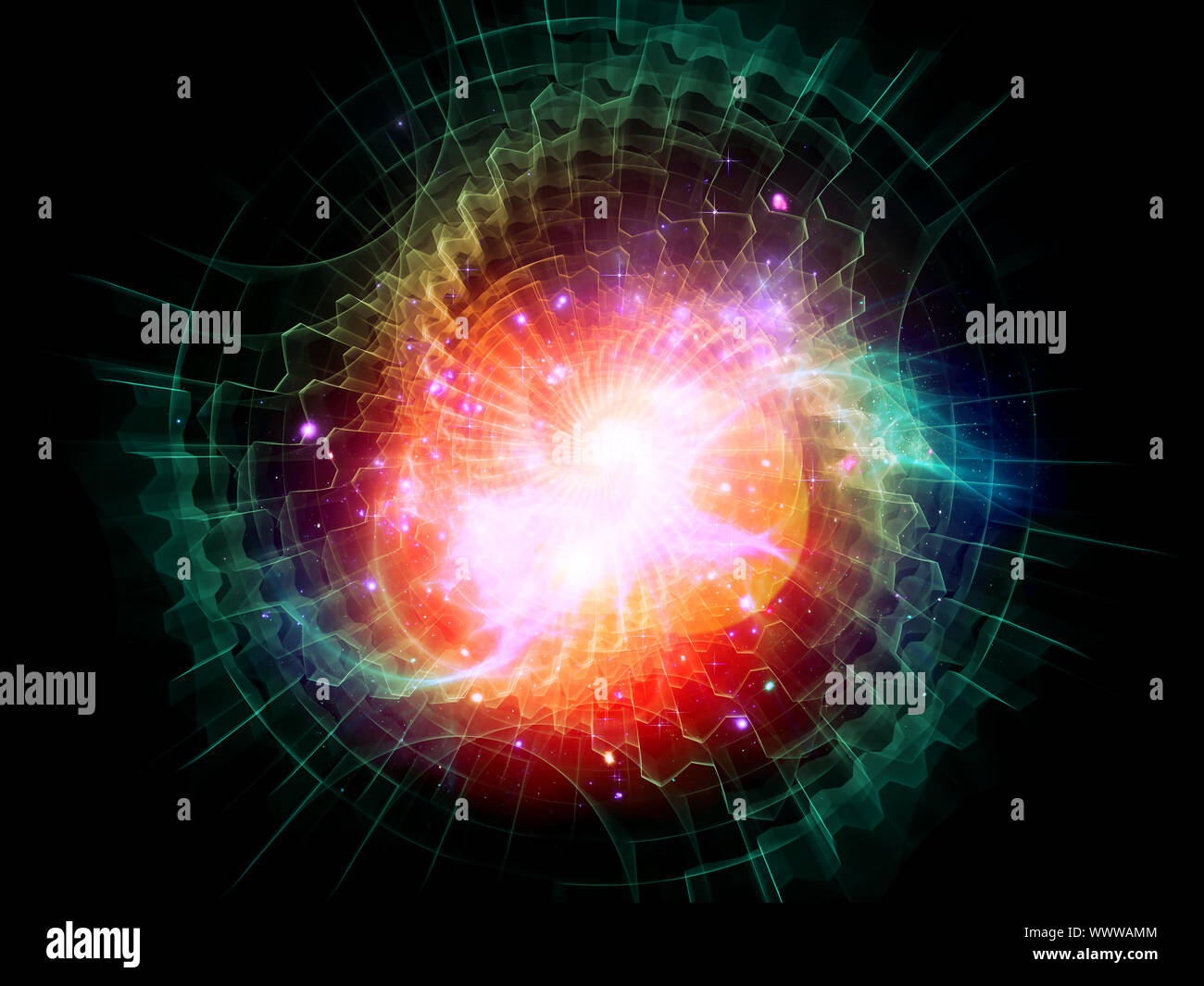 Colorful gears background suitable as a backdrop for projects on ...