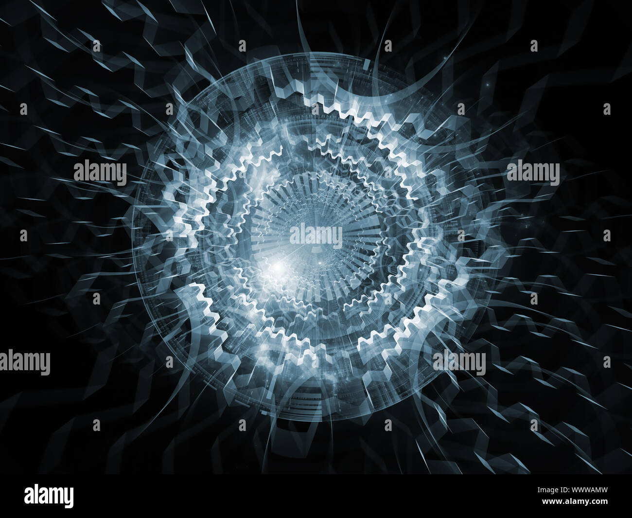 abstract gears and lights arrangement suitable as a backdrop in ...