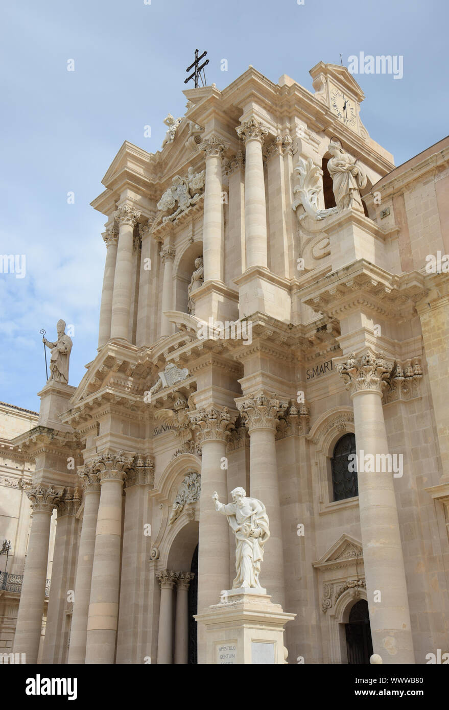 Cathedral of Syracuse Stock Photo - Alamy
