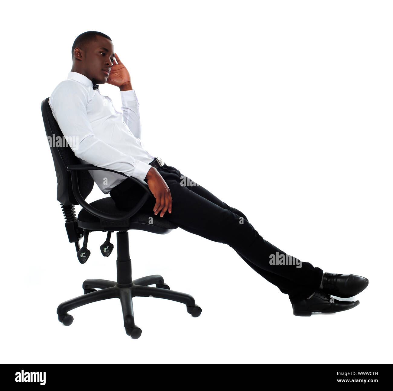 Young male boss stressed Cut Out Stock Images & Pictures - Alamy